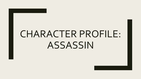 Character Profiles | PPT