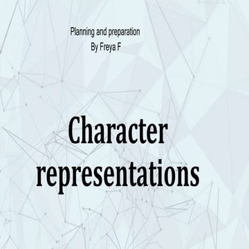 character representations .pptx for coursework | PPTX | Women\'s ...