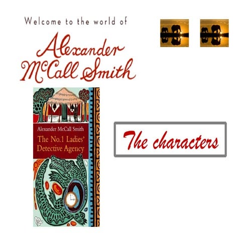 Characters in The No.1 Ladies' Detective Agency | PPT