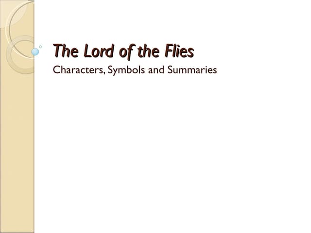 Lord of the flies revision | DOCX