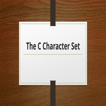 Character set, Keywords, Identifiers,Constants.pptx
