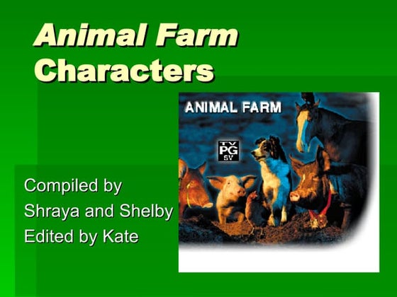 Animal Farm Powerpoint Intro | PPT