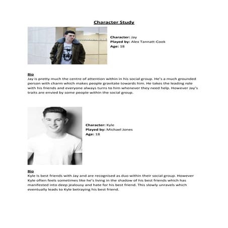 Character profile | PPTX
