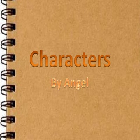 Characters(unwanted) | PPTX