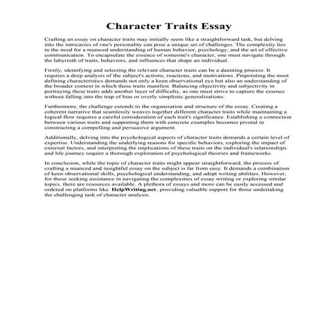 Character Traits Essay.pdf