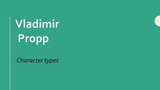 Lesson 3 character conventions | PPTX | True Crime | Genres