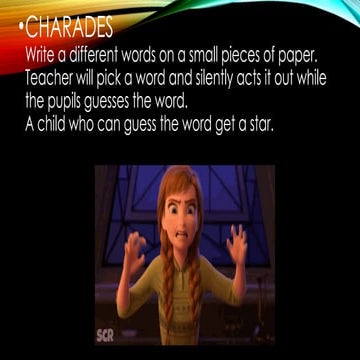 Charades.pptxjnshbsvhsshbjsbcvcbshgjsbnvsc | PPTX