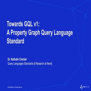 Towards GQL 1 — A Property Graph Query Language Standard | PDF