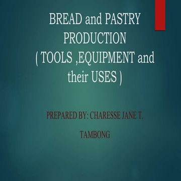 BREAD AND PASTRY | PPT