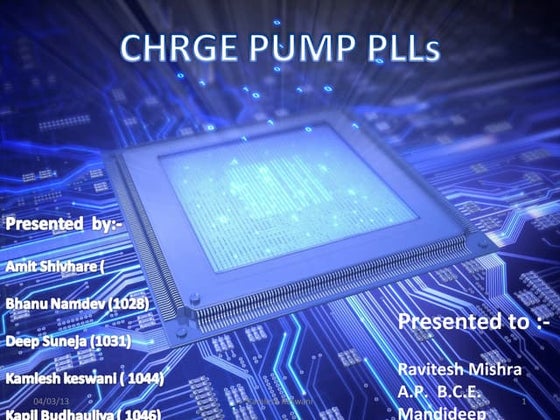Phase Locked Loop (PLL) | PPTX | Digital Audio | Computer Software and ...