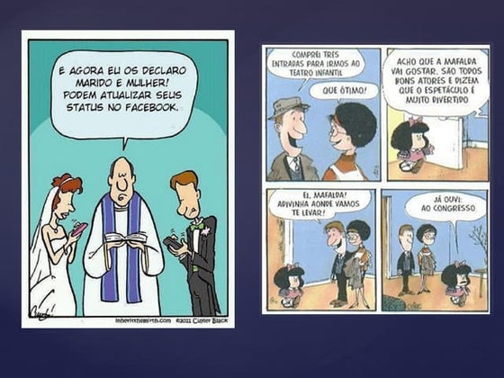 GÊNERO TEXTUAL - TIRINHAS - Charges - Cartum | PPT