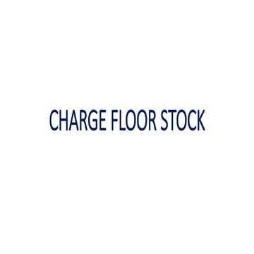 Inventory control: CHARGE FLOOR STOCK- Inventory methods | PPT