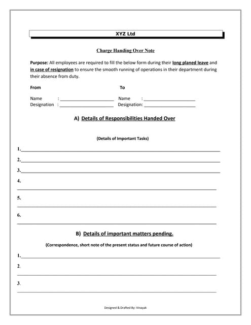 Form-OS-0402-HE- Handing Taking Over Report For Engineers rev00 NEW ...