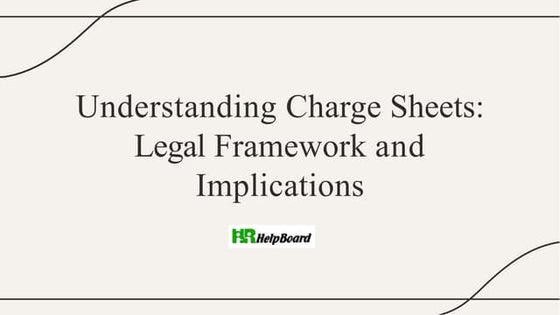 What is Charge Sheet, Charge Sheet Format | PPT