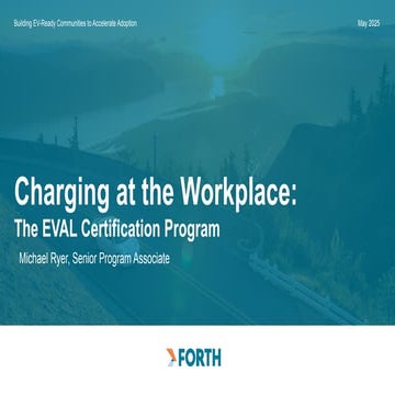 Charging at the Workplace: The EVAL Certification Program | PPTX
