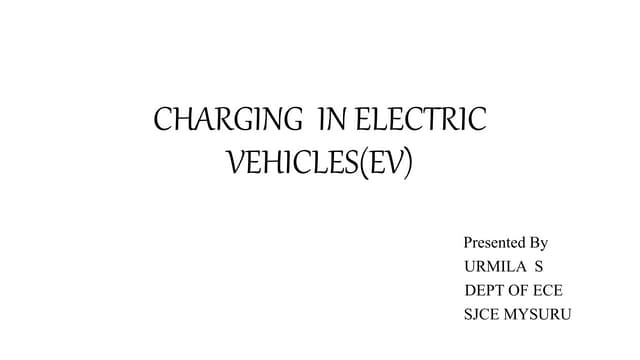 Solar based wireless charging of electric vehicle | PPTX