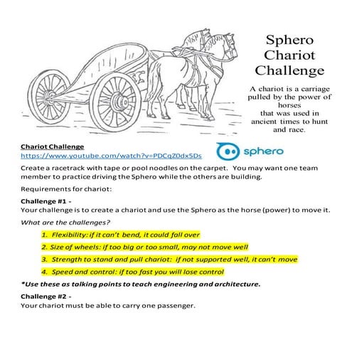 Chariot challenge | DOCX