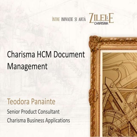 Charisma HCM document management | PPTX