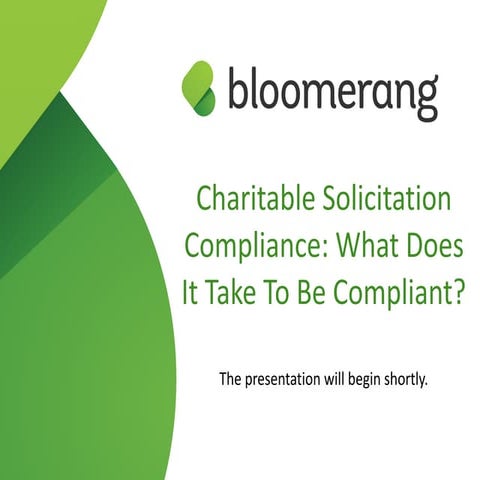 Charitable Solicitation Compliance: What Does It Take To Be Compliant ...