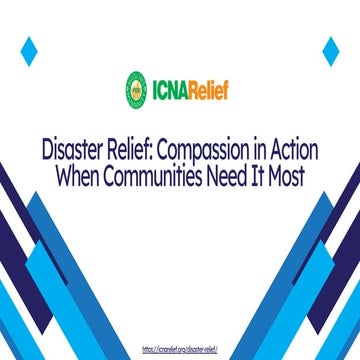ICNA Relief Disaster Relief Services: Preparedness, Response & Recovery ...