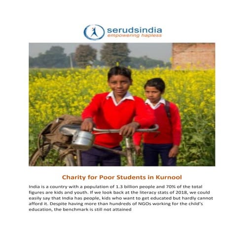 Charity for Education | PPTX