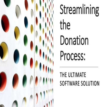 Charity Membership Software | PPTX