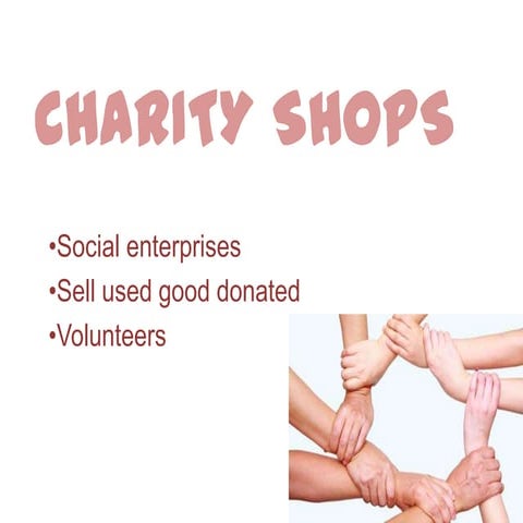 Charity shops | PPTX
