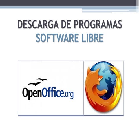 Charla descarga de programas software libre | PPT