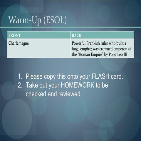 Charlemagne unites germanic kingdoms | PPT