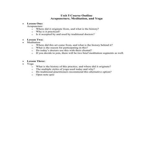 Charles denisar-hw499-unit 5 class outline | PDF