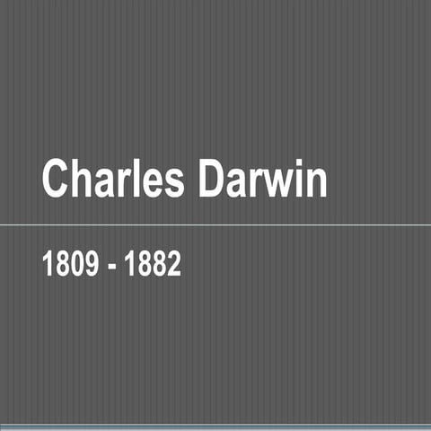 Charles Darwin | PPTX