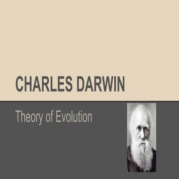 Charles darwin | PPTX
