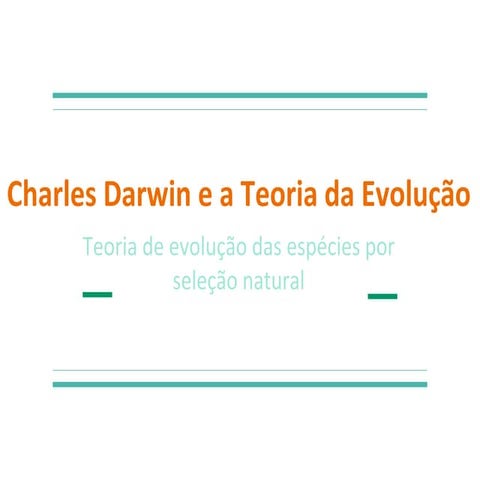 Charles darwin | PPTX