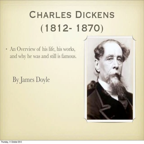Charles dickens life Overview | PDF