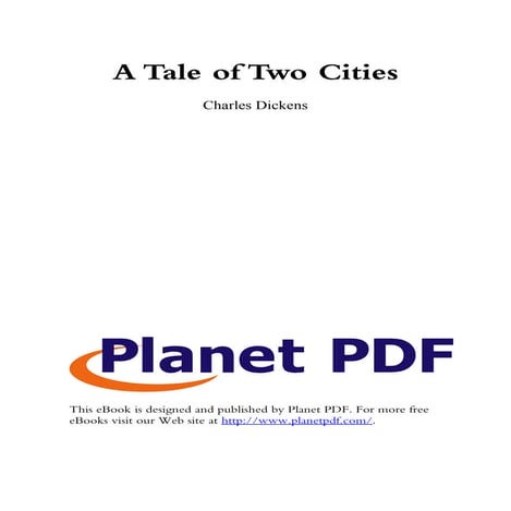 A Tale Of Two Cities Essay | PDF