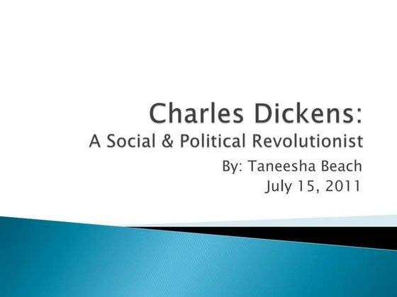Charles Dickens | PPTX | Fiction | Books and Literature
