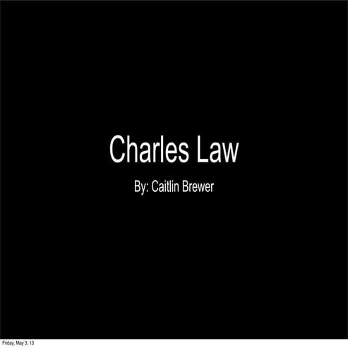 Charles law | PPT