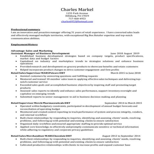 Steven Swallers Resume | PDF