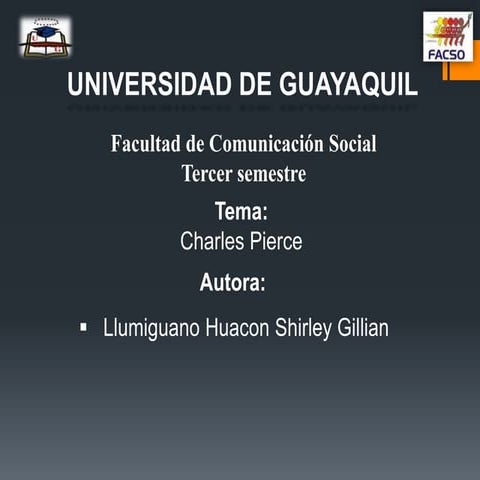 Concepción Tríadica de Charles Pierce | PPTX