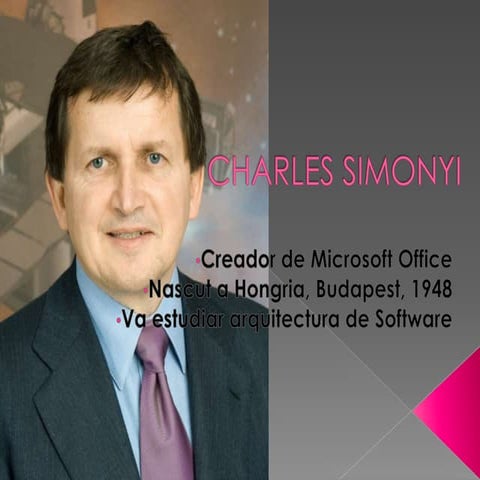 Charles simonyi | PPTX