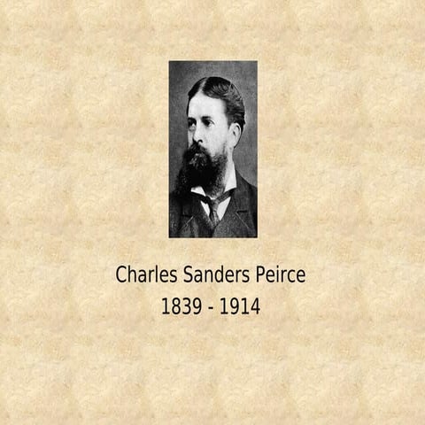 Charles s pierce presentation | PPT