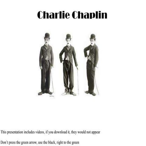 Charlie chaplin | PPT