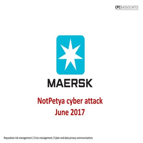 Maersk Notpetya Crisis Response Case Study | PDF