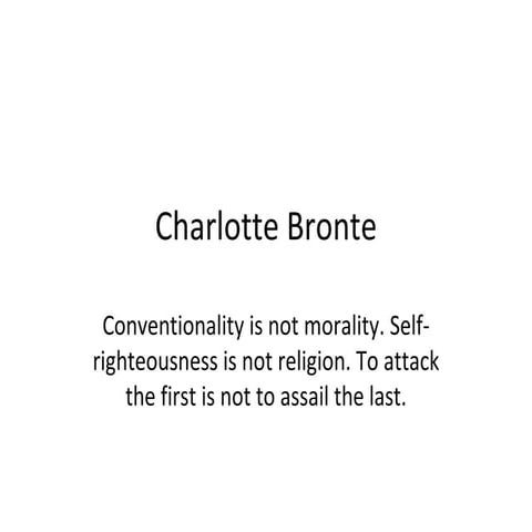Charlotte Bronte | PPT