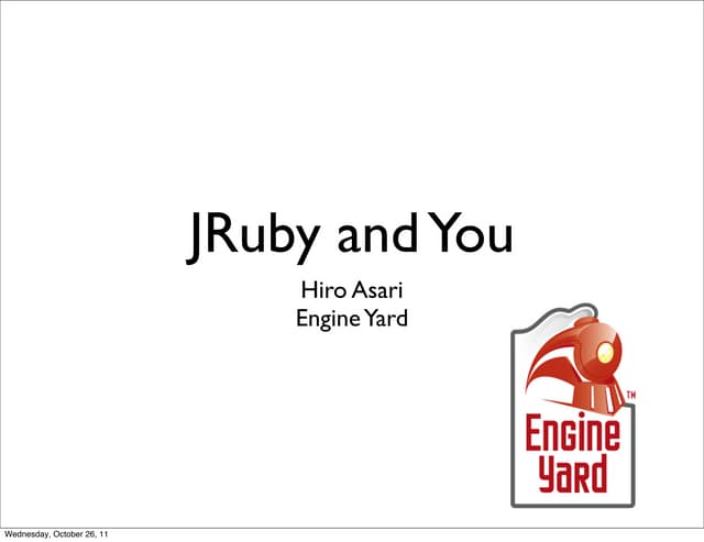 Jruby And You Ppt