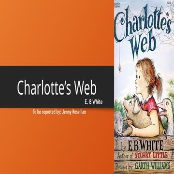 Charlotte's Web presentation by Elwyn Brooks White | PPTX
