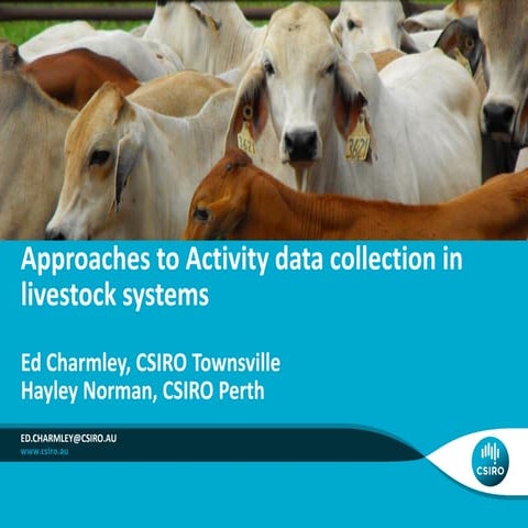 Charmley Activity data collection livestock systems Nov 10 2014 | PPT