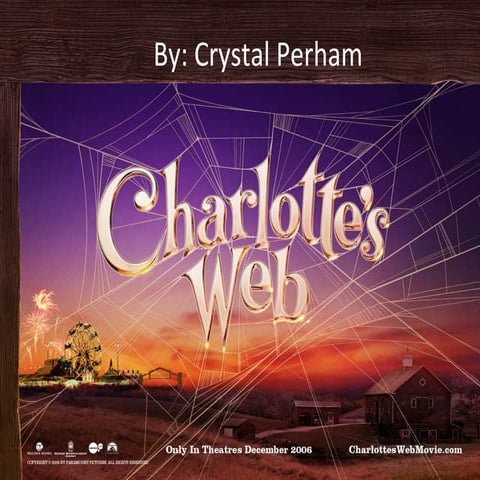 Charlotte's Web presentation by Elwyn Brooks White | PPTX