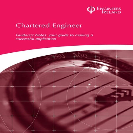 Chartered Engineer Guidance Notes | PDF