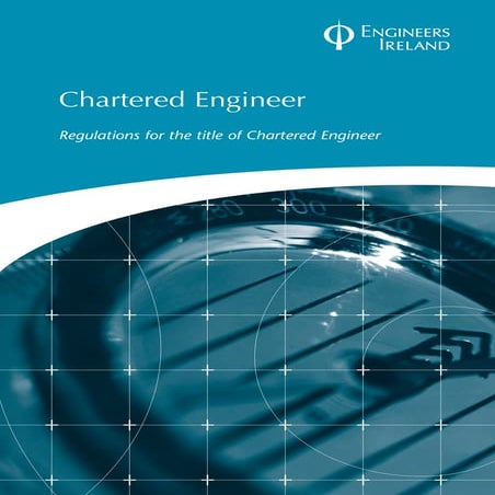 Chartered Engineer Regulations | PDF